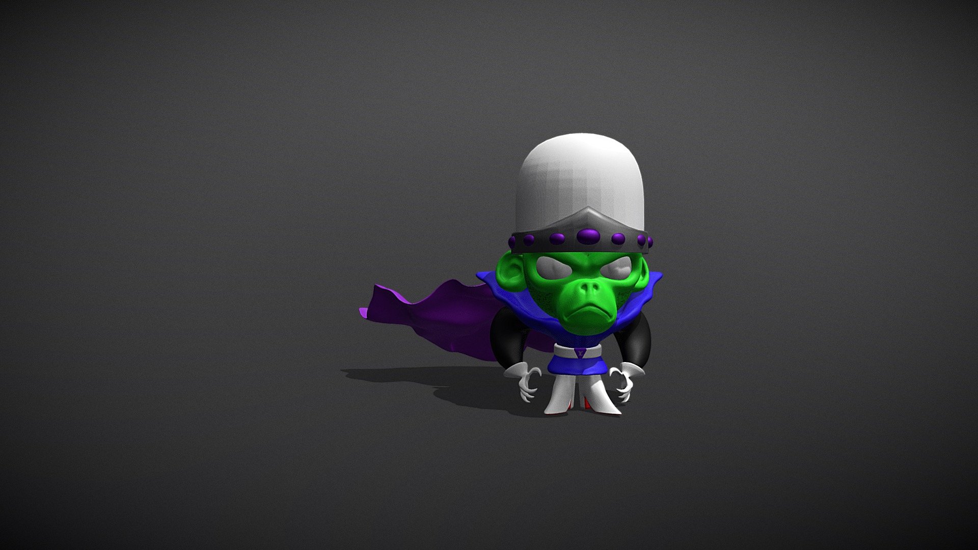 Mojo Jojo - Download Free 3D model by myrightbrain [57b89b6] - Sketchfab