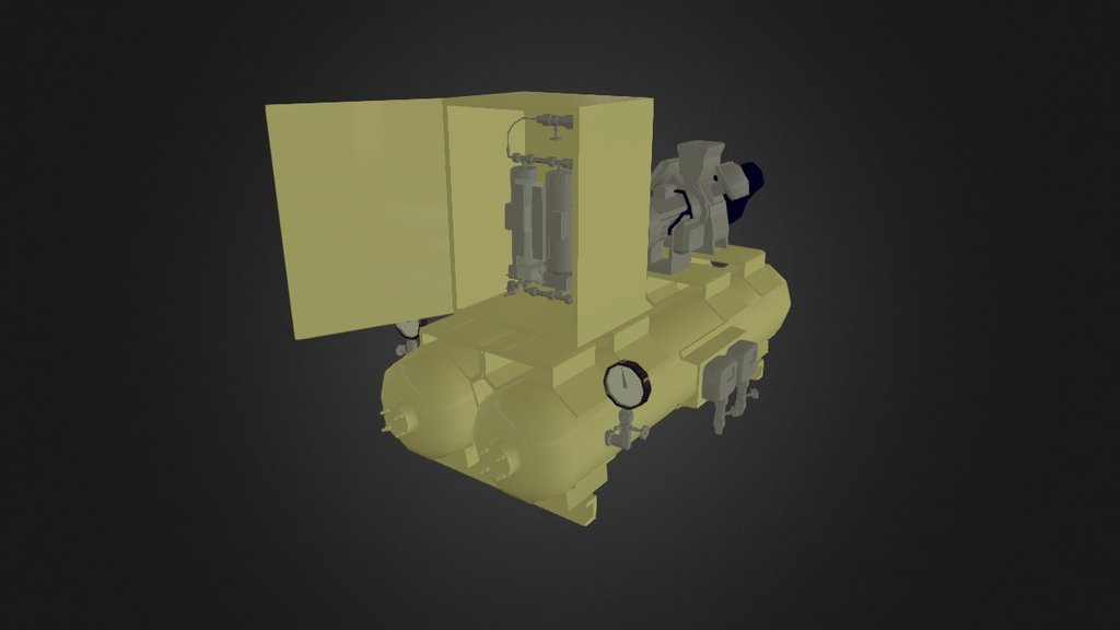 Industrial Vacuum Unit - 3D model by Dhin [57b8fdb] - Sketchfab
