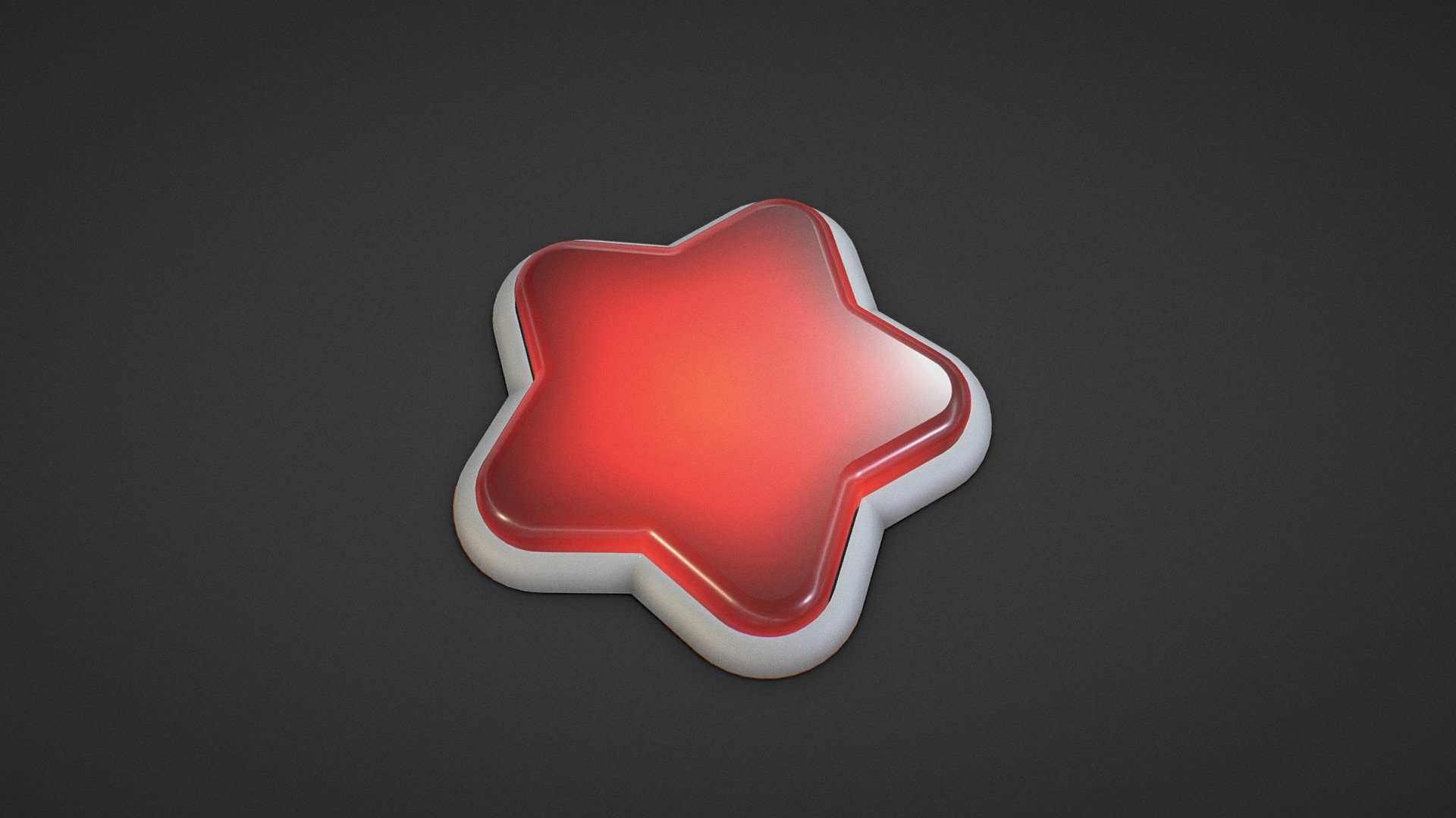 star red button - Buy Royalty Free 3D model by tkkjee [57ba5e8 ...
