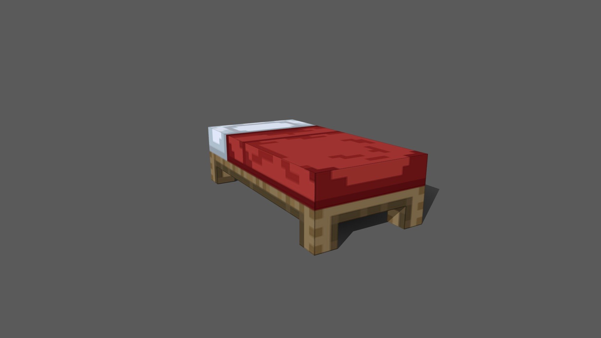 Minecraft Inspired Bed - Download Free 3D model by Leb (@royalpc1 ...
