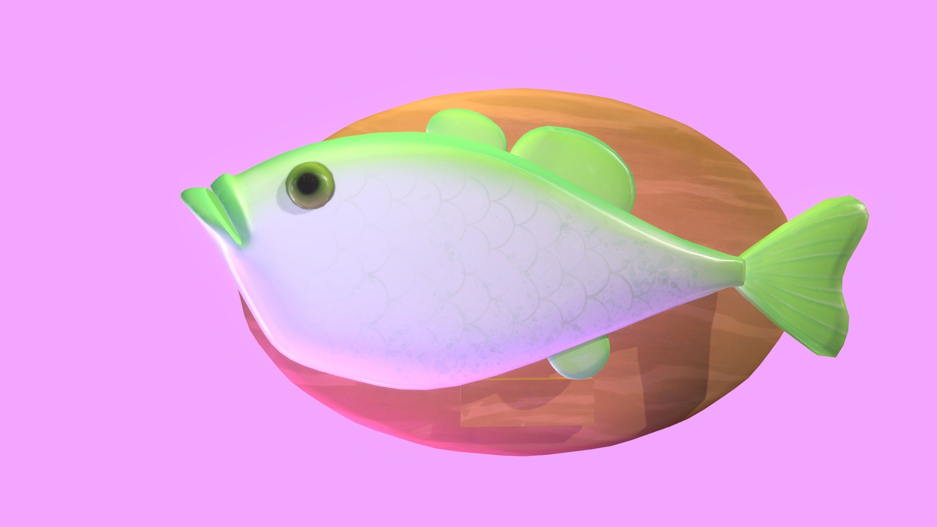 Singing (Screaming) Fish - 3D model by Caitlin Duffy (@Caitlin.Duffy ...