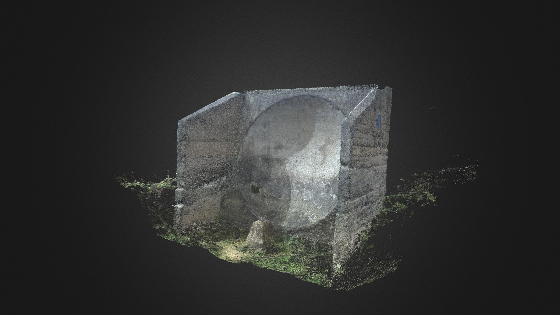 Fulwell Acoustic Mirror - 3D model by bobsmiff [57c0b8b] - Sketchfab