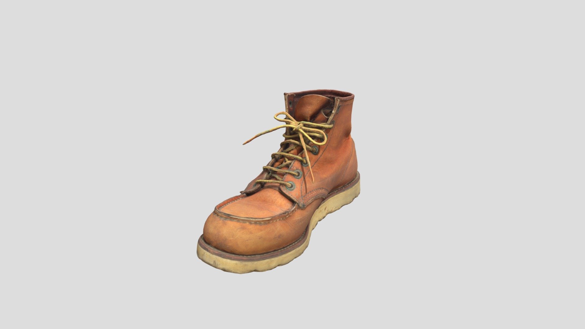 Used red wing shoes - 3D model by Second Studio (@kayaaku) [57c1cc8 ...