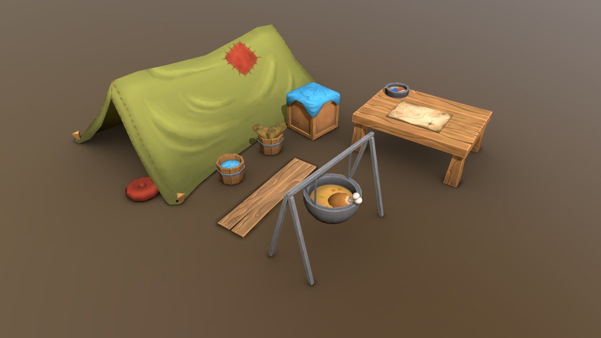 General hub asset for mobile game - 3D model by bobos alexandr (@vmbob ...