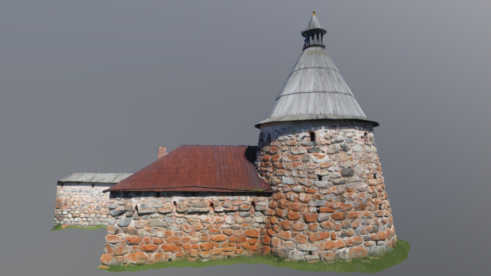 Tower of Solovetsky Monastery fortress - Buy Royalty Free 3D model by Mikhail Volkov (@mgv ...
