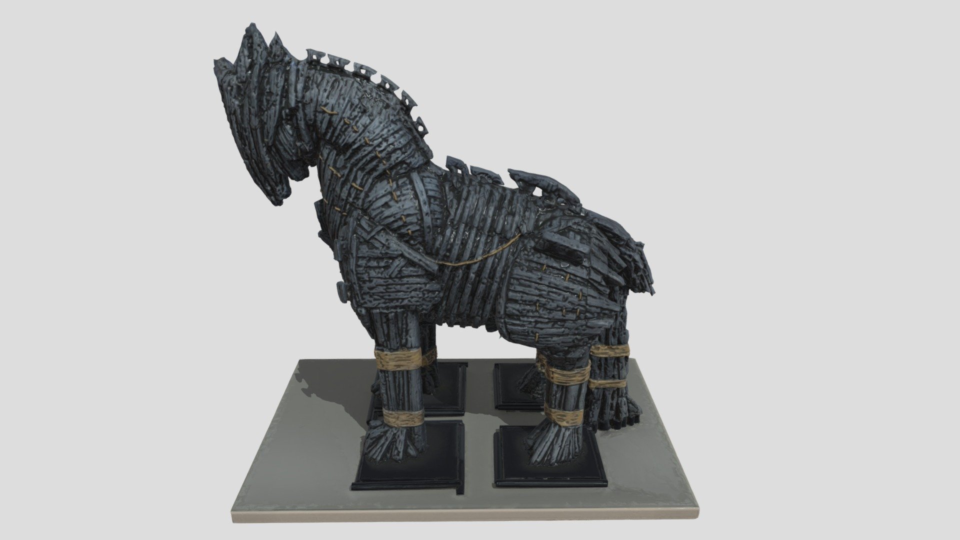 Trojan Horse monument - 3D model by viar_technology [57c4c8b] - Sketchfab