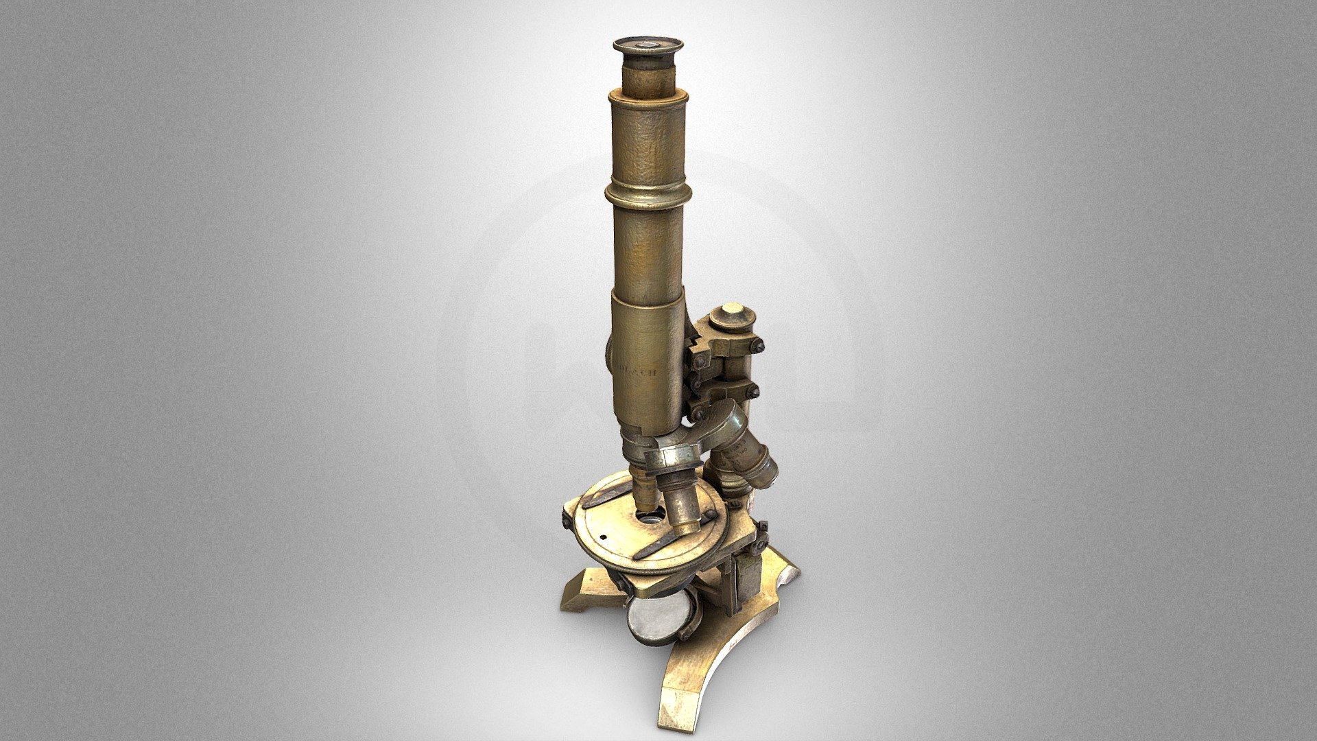 Compound microscope - Download Free 3D model by Virtual Museums of ...