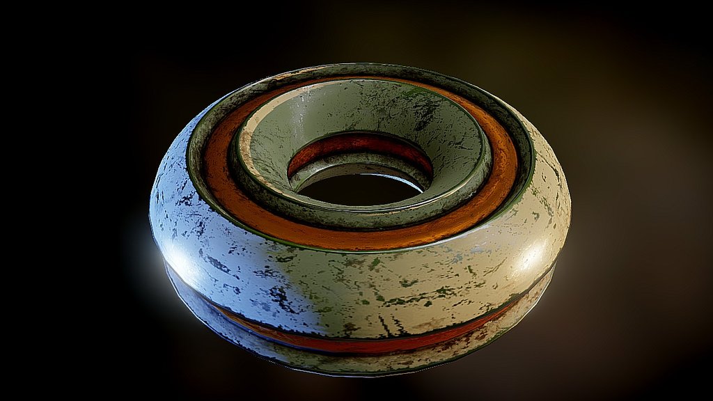 Torus - Download Free 3D model by One pixel man (@gildam) [57c576c ...