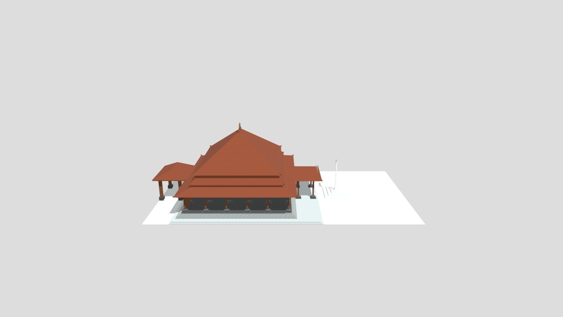 Balaikota Surakarta - 3D model by yusy18 [57c5dbc] - Sketchfab