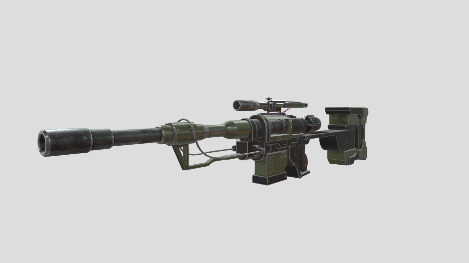Sniper - Download Free 3D model by Shan (@baynoseankim7) [57c6cf0 ...