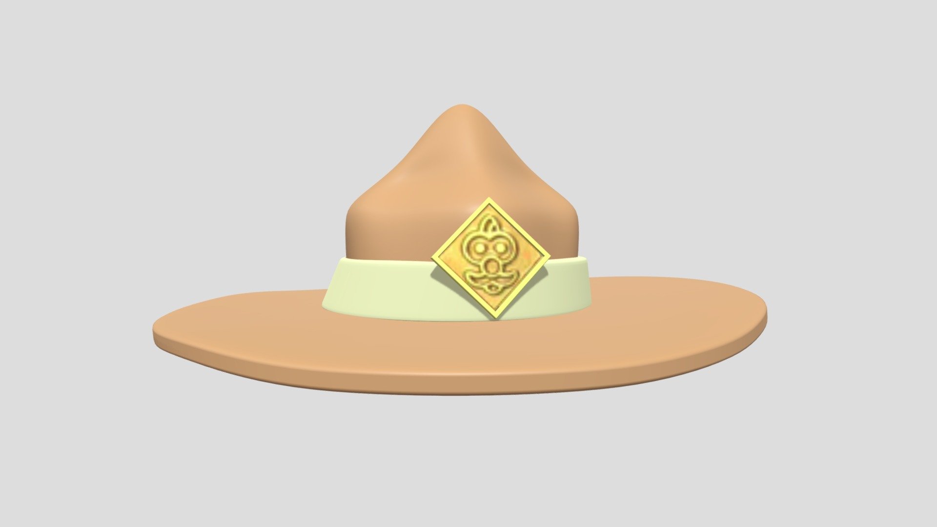 Scout Leader Hat - Download Free 3D model by 321Blender [57c7142 ...