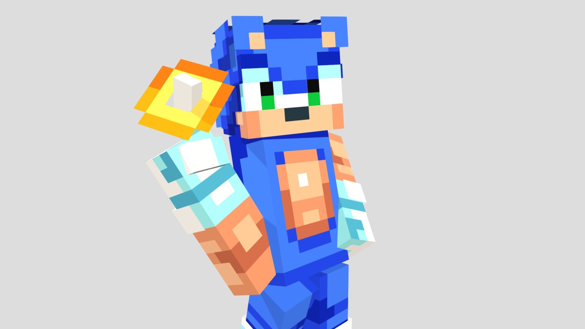 Sonic - 3D model by majimellow [57c7cbe] - Sketchfab