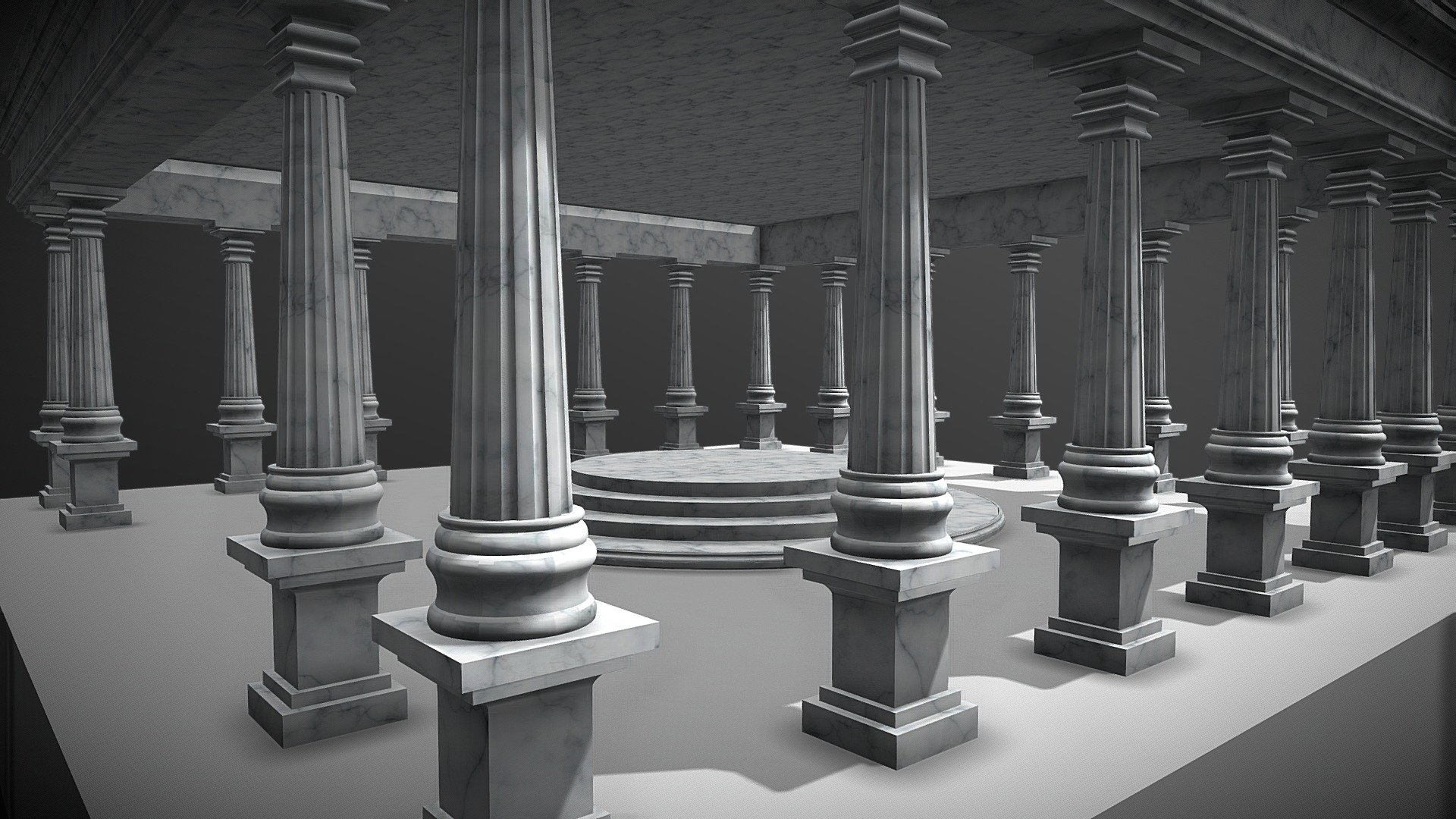 ROMAN ARCHITECTURE - 3D model by ArtMB [57c9a6e] - Sketchfab