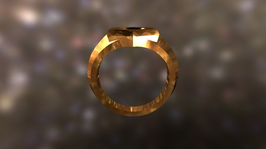 Gold Ring - 3D model by xander_p [57c9b9a] - Sketchfab