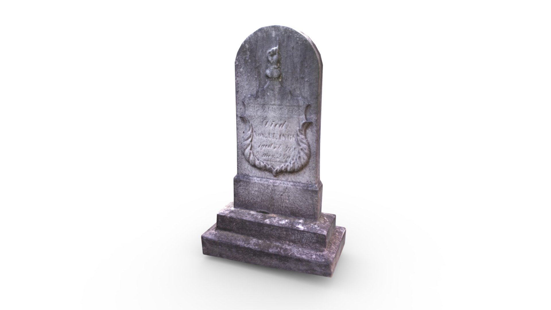 Gravestone (Game Ready / 2K PBR / 720 Tris) - Buy Royalty Free 3D model ...