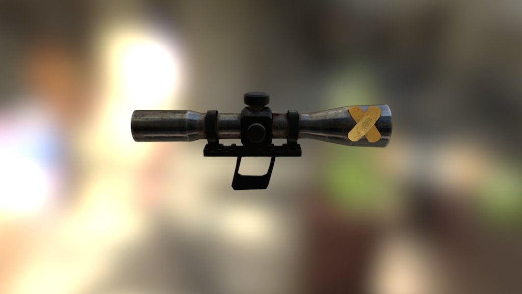 AK-47 Scope - 3D model by jespermolander3d [57cdc97] - Sketchfab