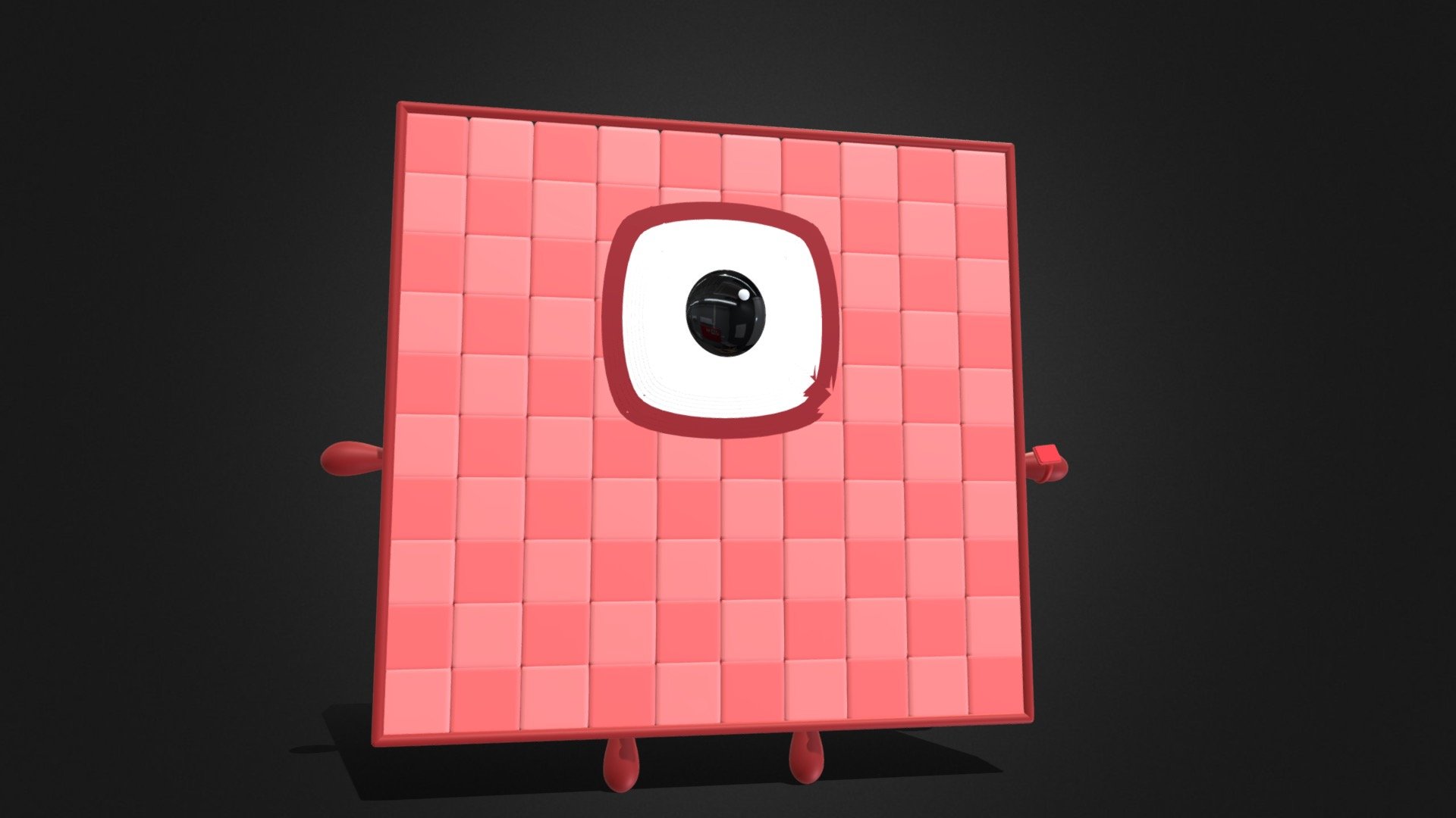 One Hundred Numberblocks - Download Free 3D model by reversed_sponges ...