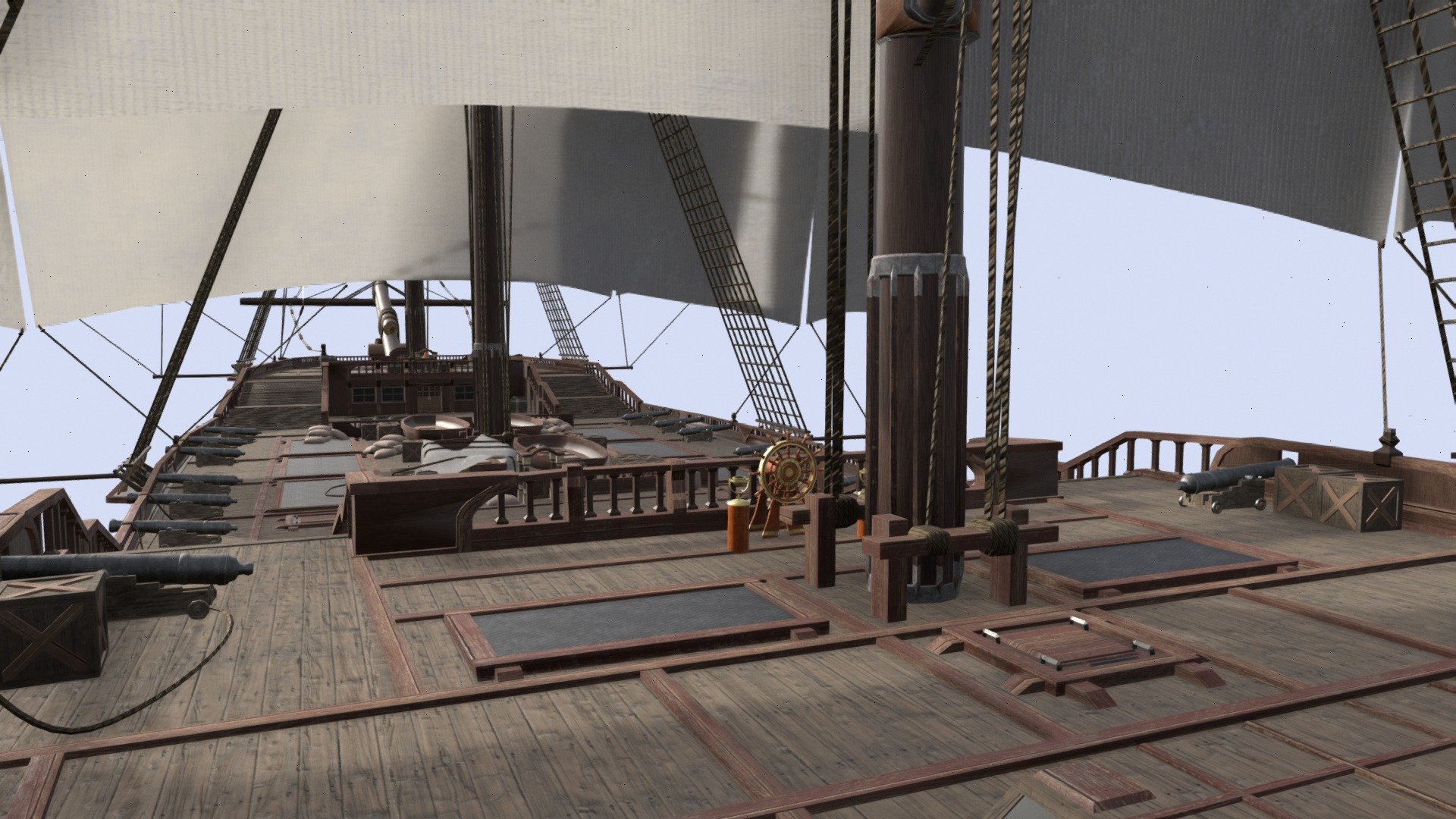 Man O War Ship