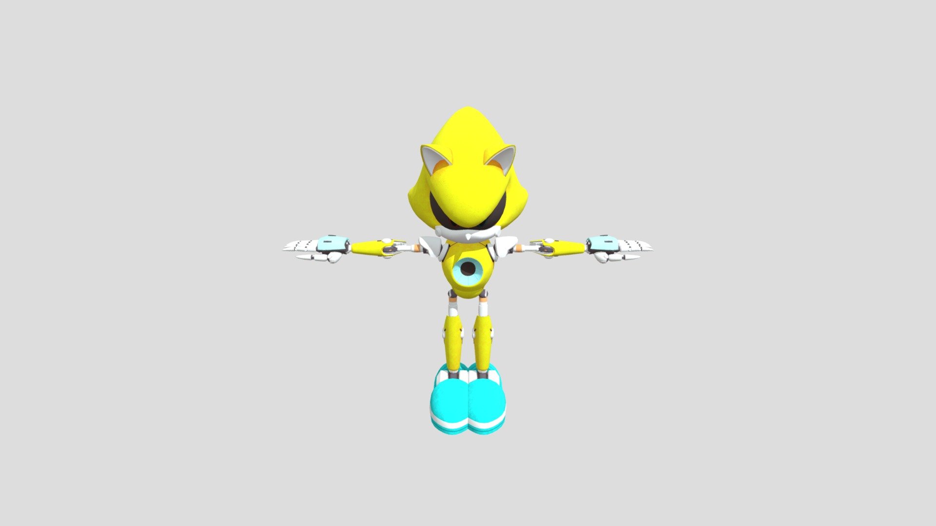 METAL SUPER SONIC (made with vectary) - 3D model by lucariomodel999 ...