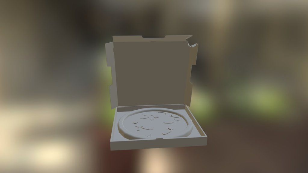 Pizza Box Easy Model - 3D model by kwasmund [57d1f3b] - Sketchfab