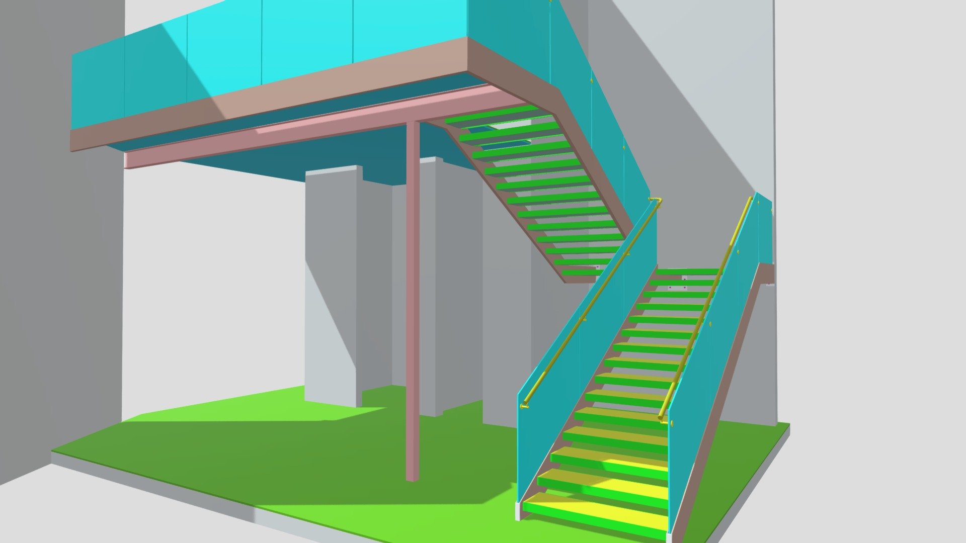 Interior Stair Model Discovery Lot 10 - 3D model by JD Stairs ...