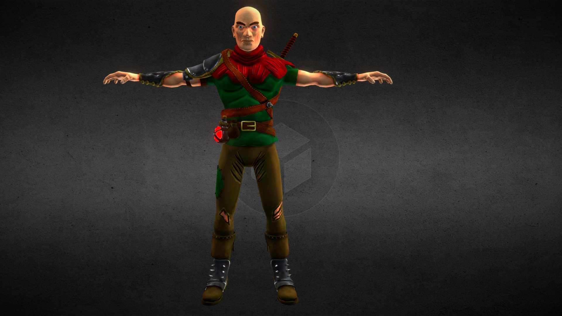Stylized Bandit - 3D model by paburoviii [57d703a] - Sketchfab