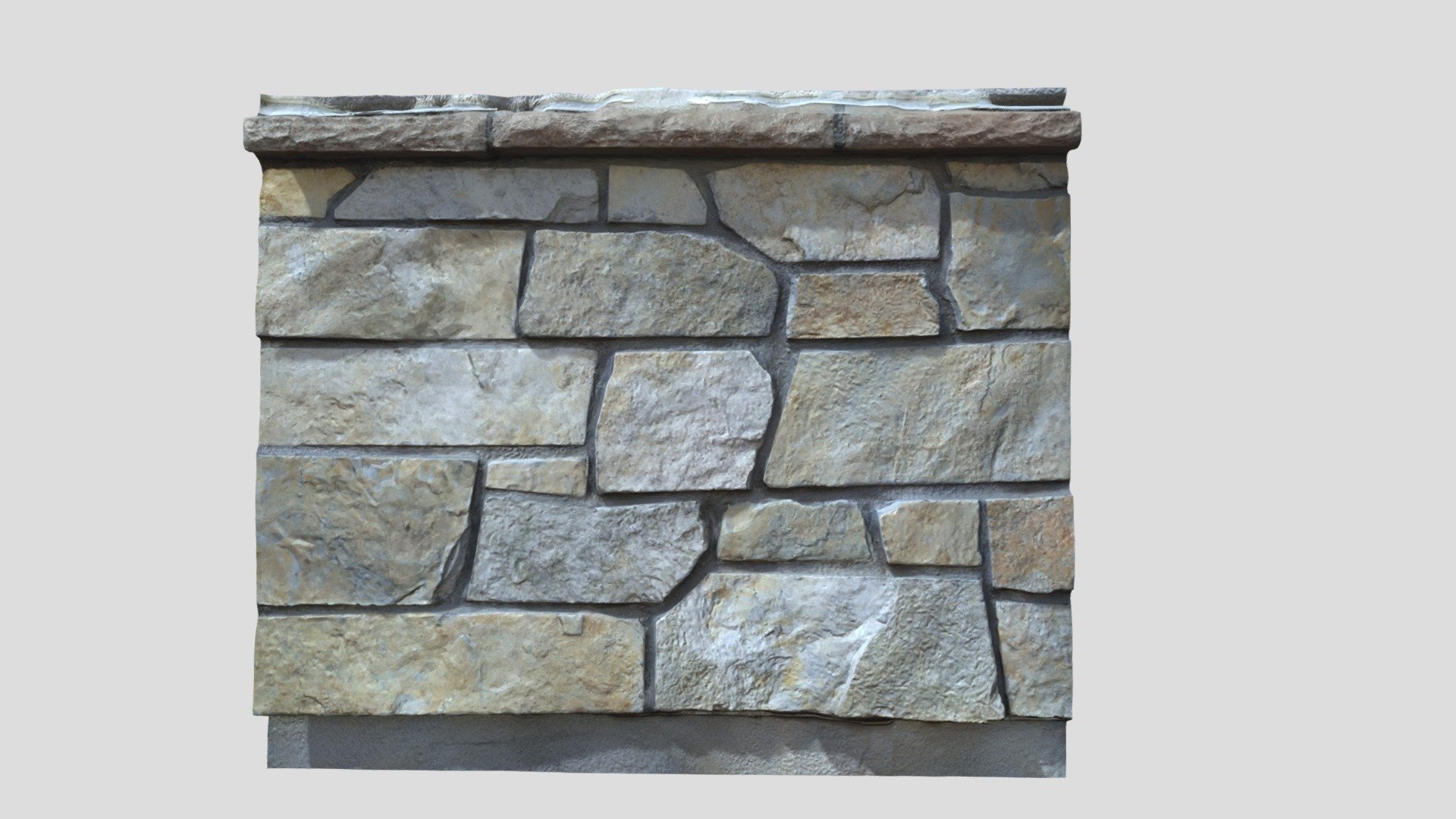 Stone Wall - Download Free 3D model by undertow443 [57d7c37] - Sketchfab