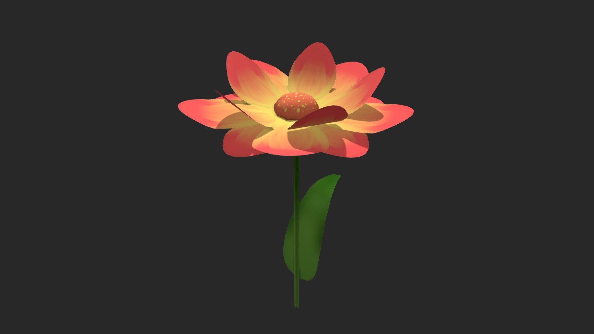 Flower - Download Free 3D model by Marche (@l_marche_l) [57d9a8e ...