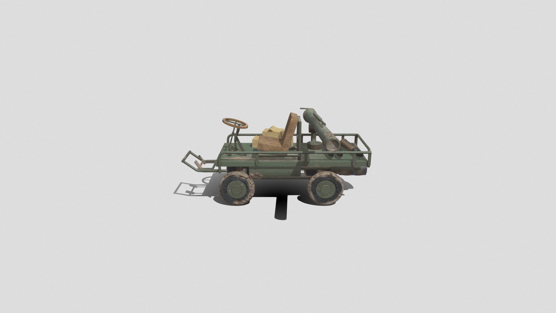 mechanical mule (Low Poly) - Download Free 3D model by jesamabin ...