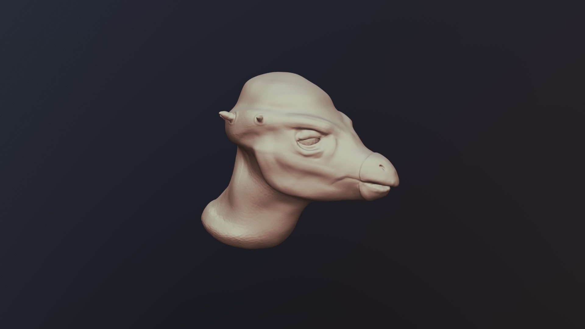 Pachycephalosaurus - 3D model by Cormac McCabe (@cormacmccabe) [57d9f3c ...