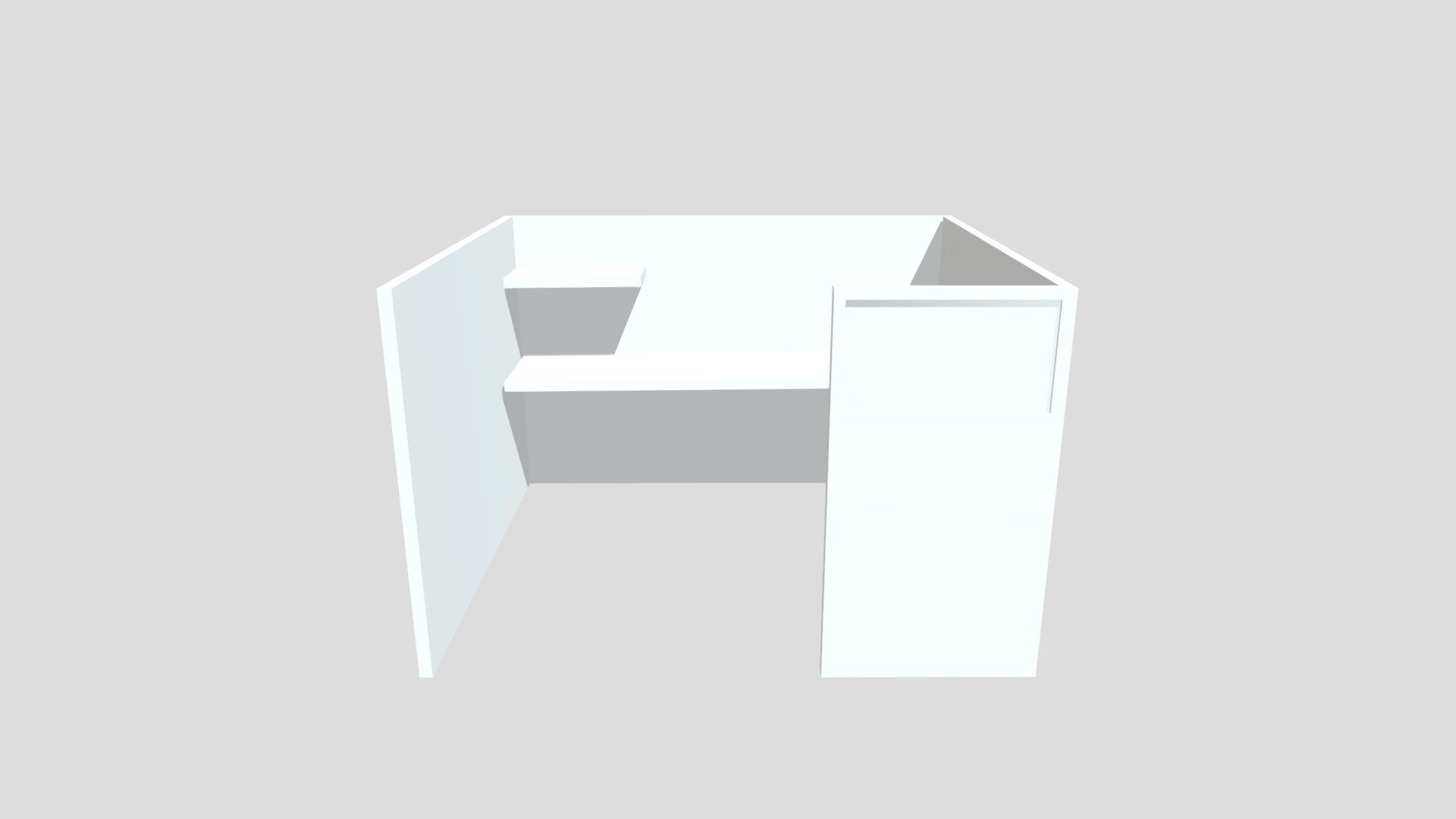 Cubicle - Download Free 3D model by evansmine8 [57da24b] - Sketchfab