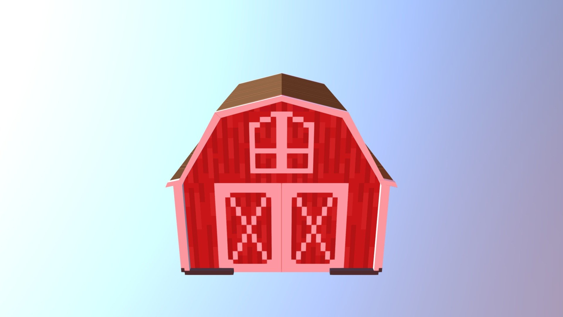 Red barn - 3D model by ninazuidema [57da734] - Sketchfab