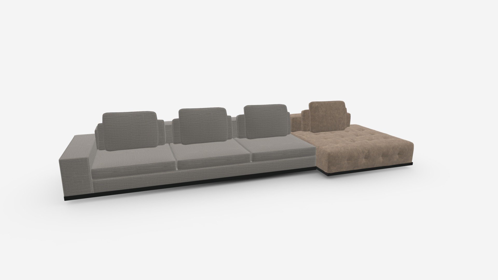 2. Sofá Bergamo - Brum Design - 3D model by Arch Tech Tour (@archtechtour) [57da79e] - Sketchfab