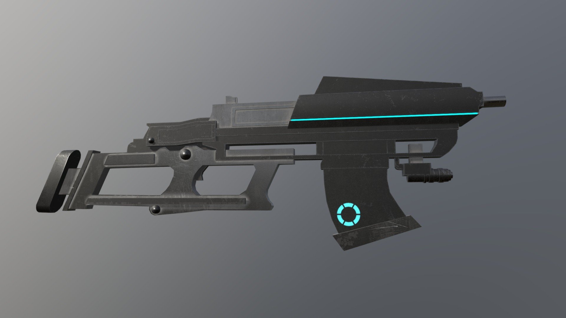 SCI -FI WEAPON - Download Free 3D model by Mikel Ros (@Mikelros ...