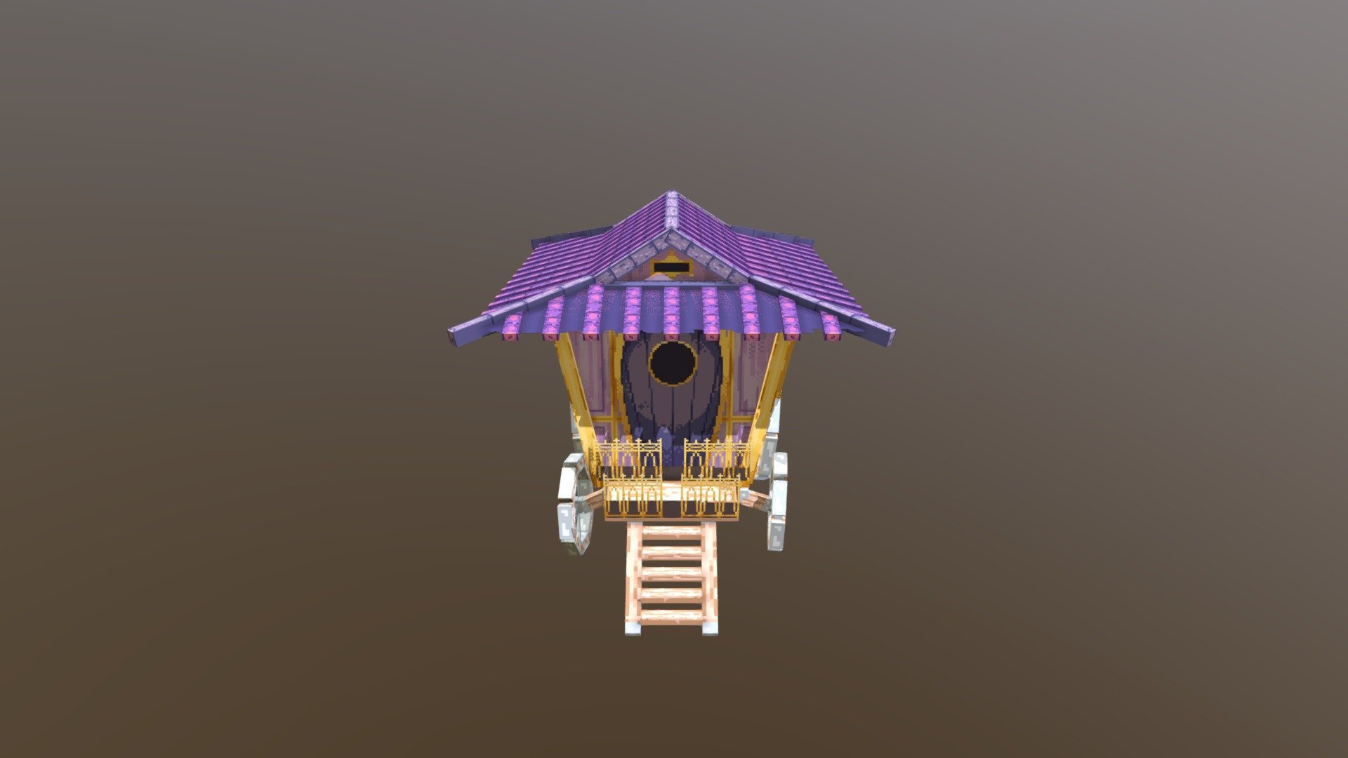FINAL - Travelling Merchant's Carriage - 3D model by sketchysalamander ...