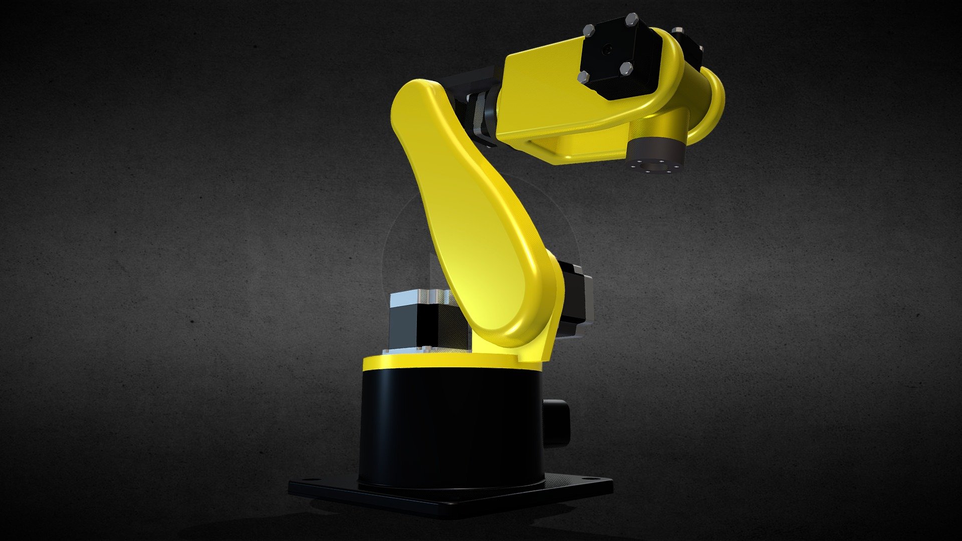 Robotic Arm - 3D model by Mohamed Farhan (@mohamedfarhan) [57e032b ...