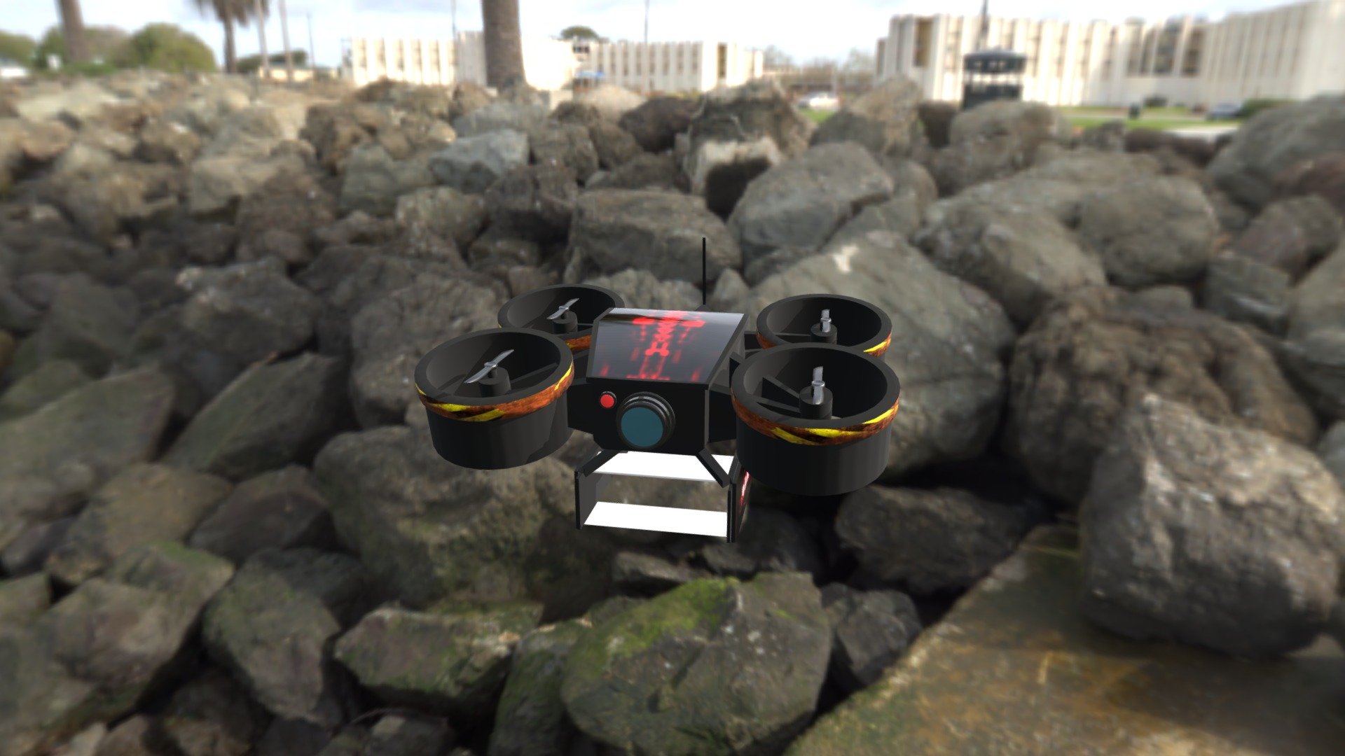 Scientific Drone - Download Free 3D model by Arun Mozhi Varman (AMV ...