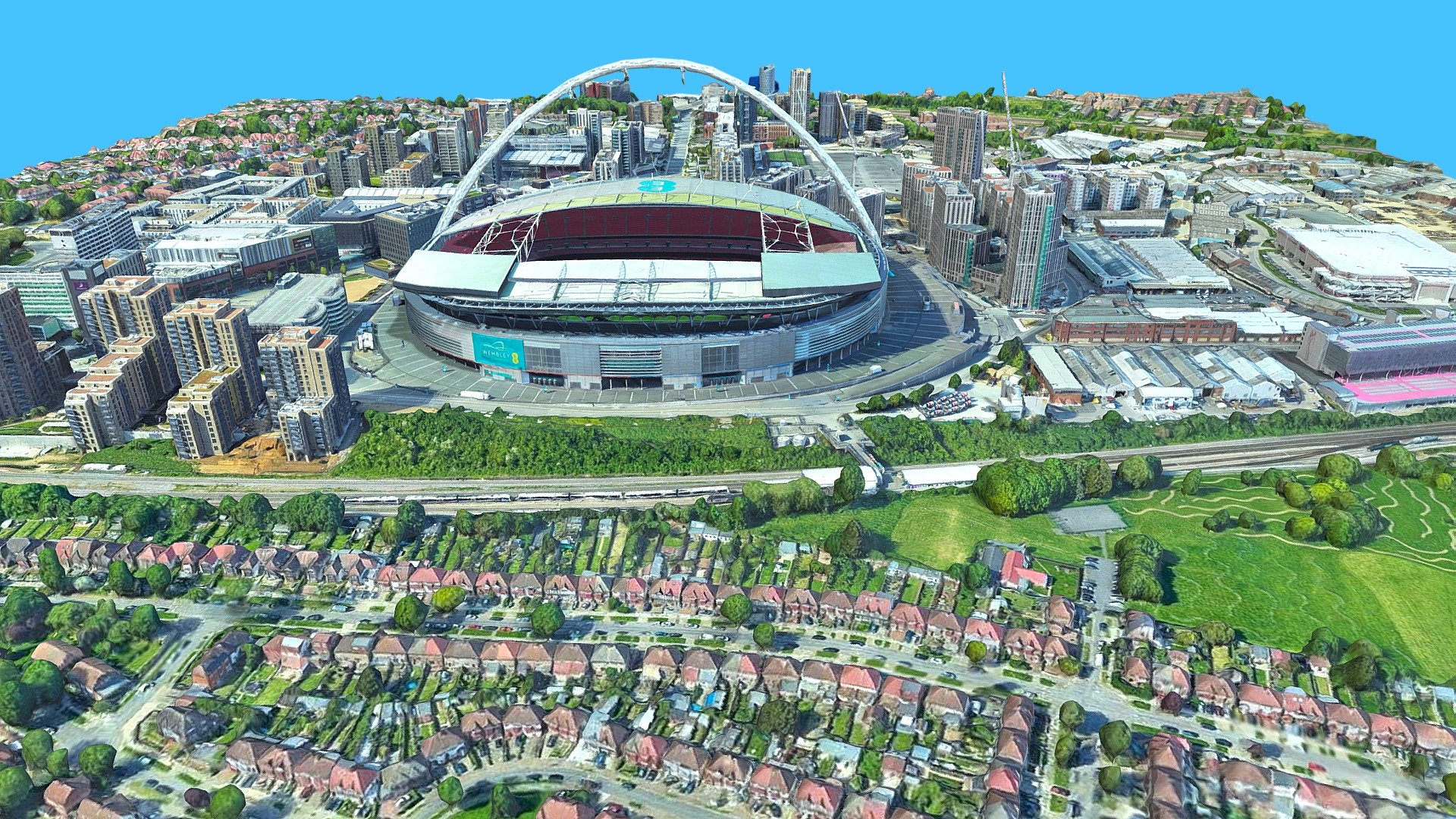 Wembley Stadium, London, England - 3D model by LibanCiel [57e16a6 ...