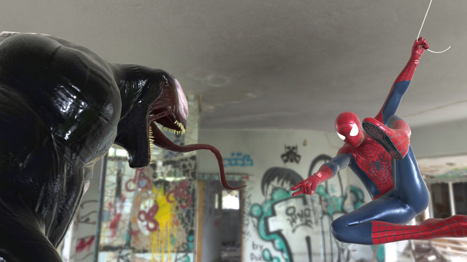 Venom & Spidy - 3D model by infierno.16 [57e49c2] - Sketchfab