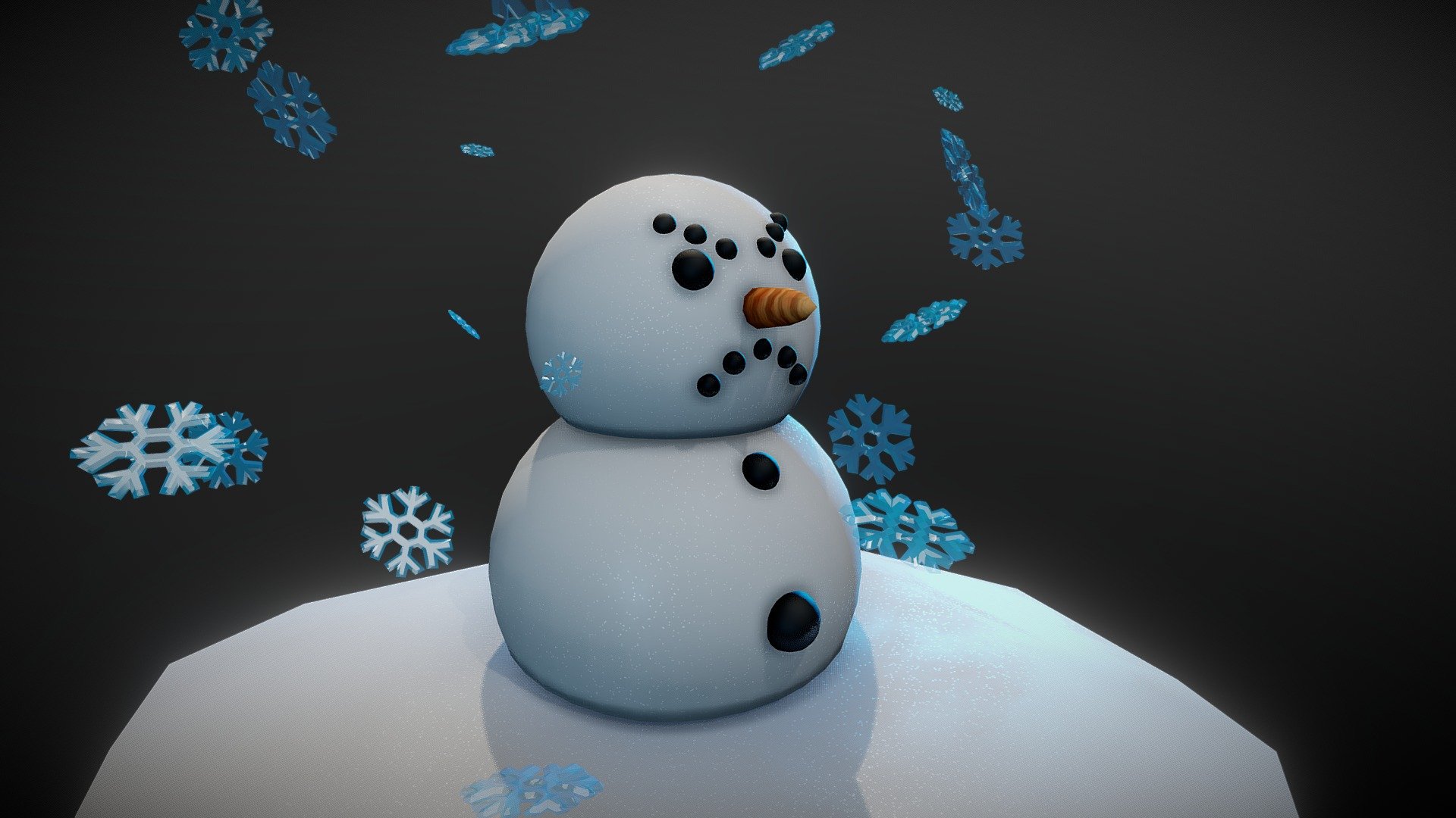 Snowman - 3D model by Ryut [57e4a5c] - Sketchfab