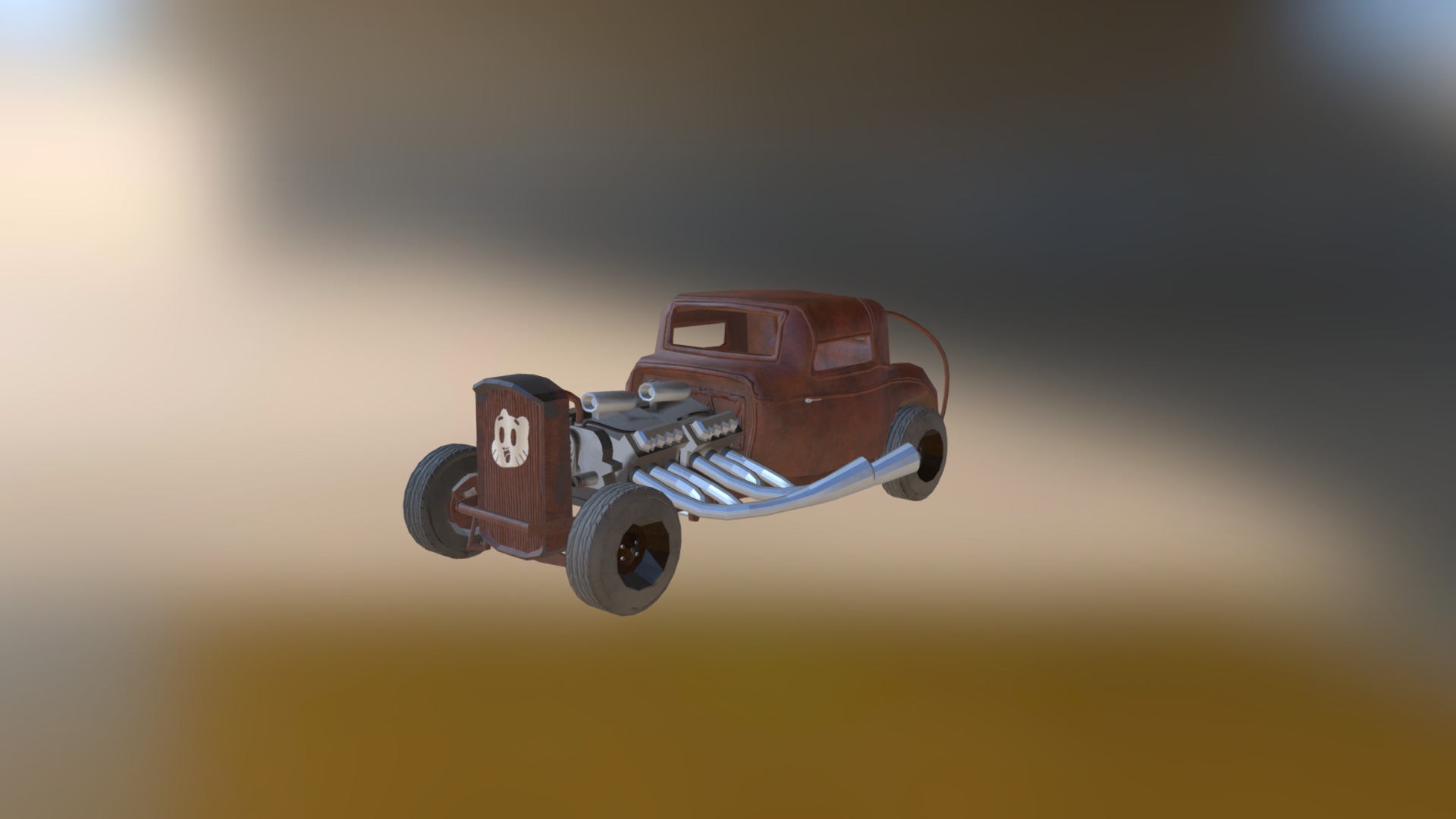 Hot Rod - 3D model by perridan [57e5401] - Sketchfab