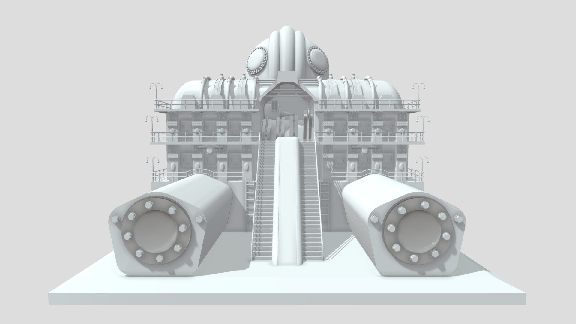 movie scene : Metropolis (1927) - 3D model by Hotcats [57e61b0] - Sketchfab