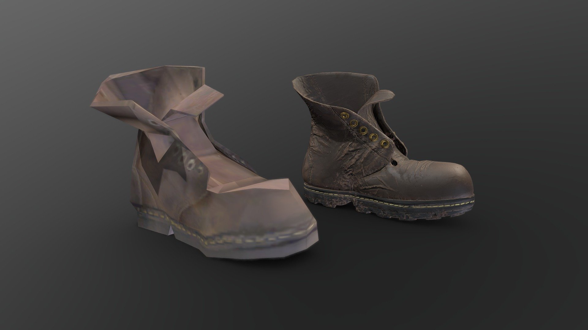 remake of HL2 "boot001a" - 3D model by Dillon Barba (@dillonbarba ...
