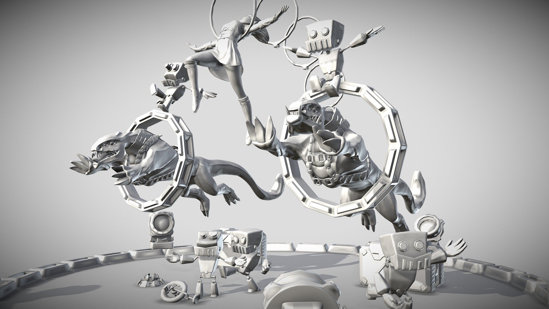 Ski-Fi Circus | Dubakoor crazy Circus - 3D model by Aravindeep [57e7294] - Sketchfab