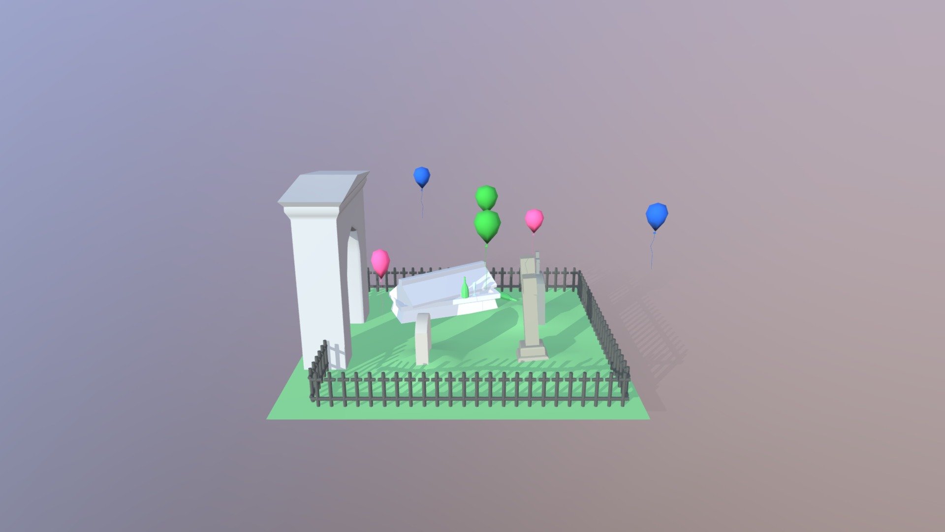 Graveyard Happy - 3D model by MouseMfs [57e77cc] - Sketchfab