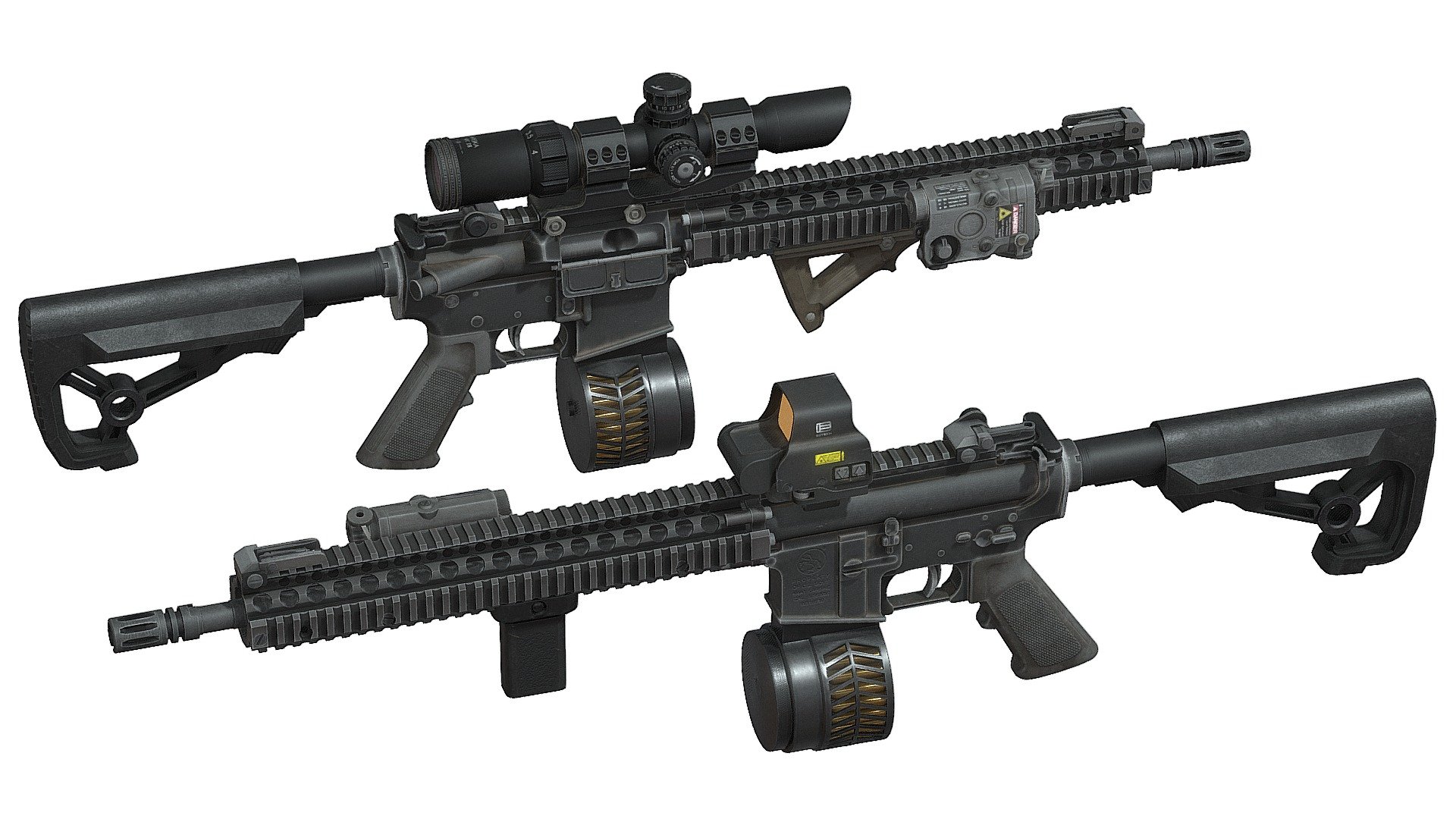 MK18 Tactical Rig - 3D model by momsboxtv [57e839c] - Sketchfab