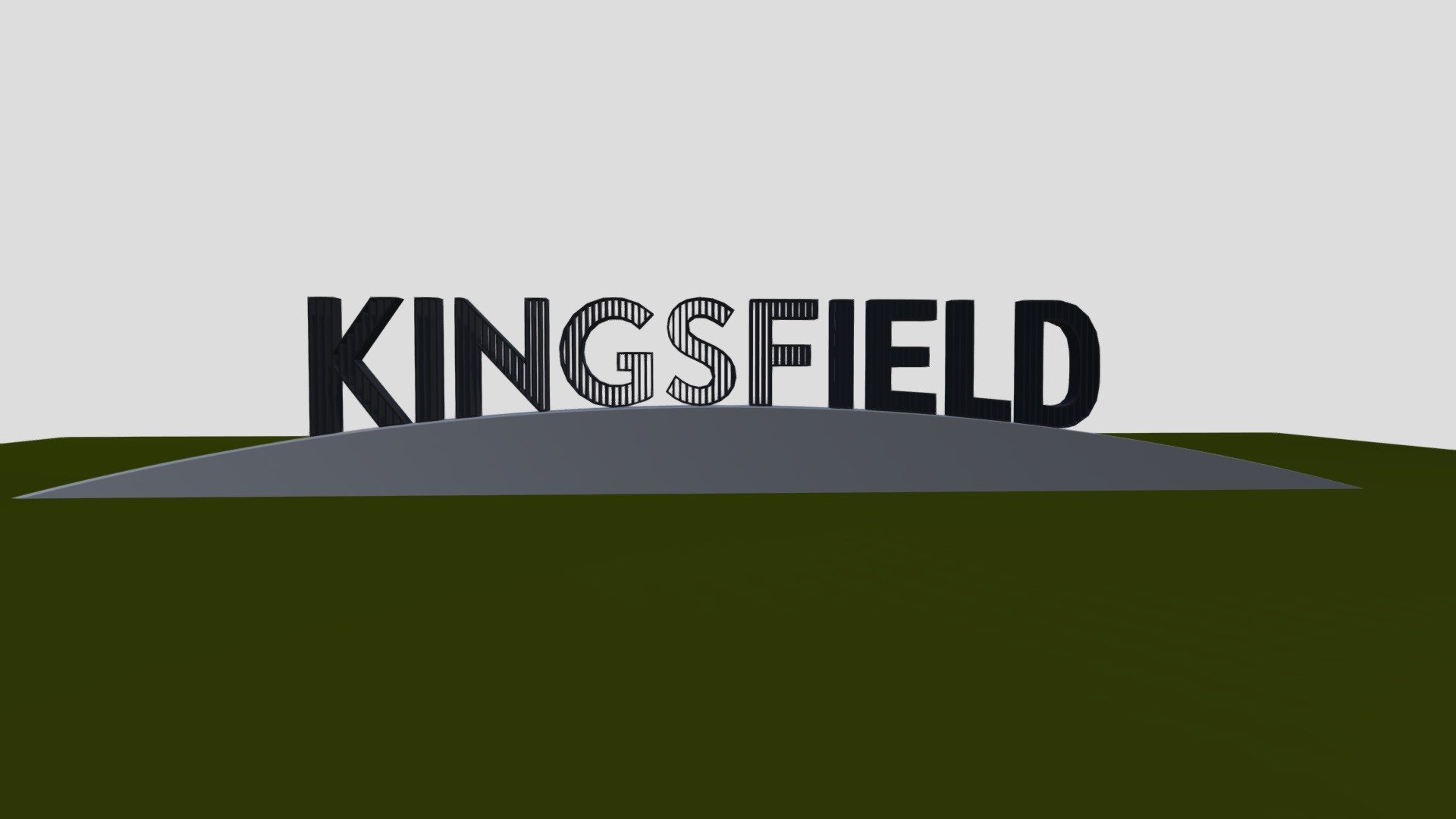 Kingsfield - Entry Sign - 3D model by brenton-tract [57e96db] - Sketchfab