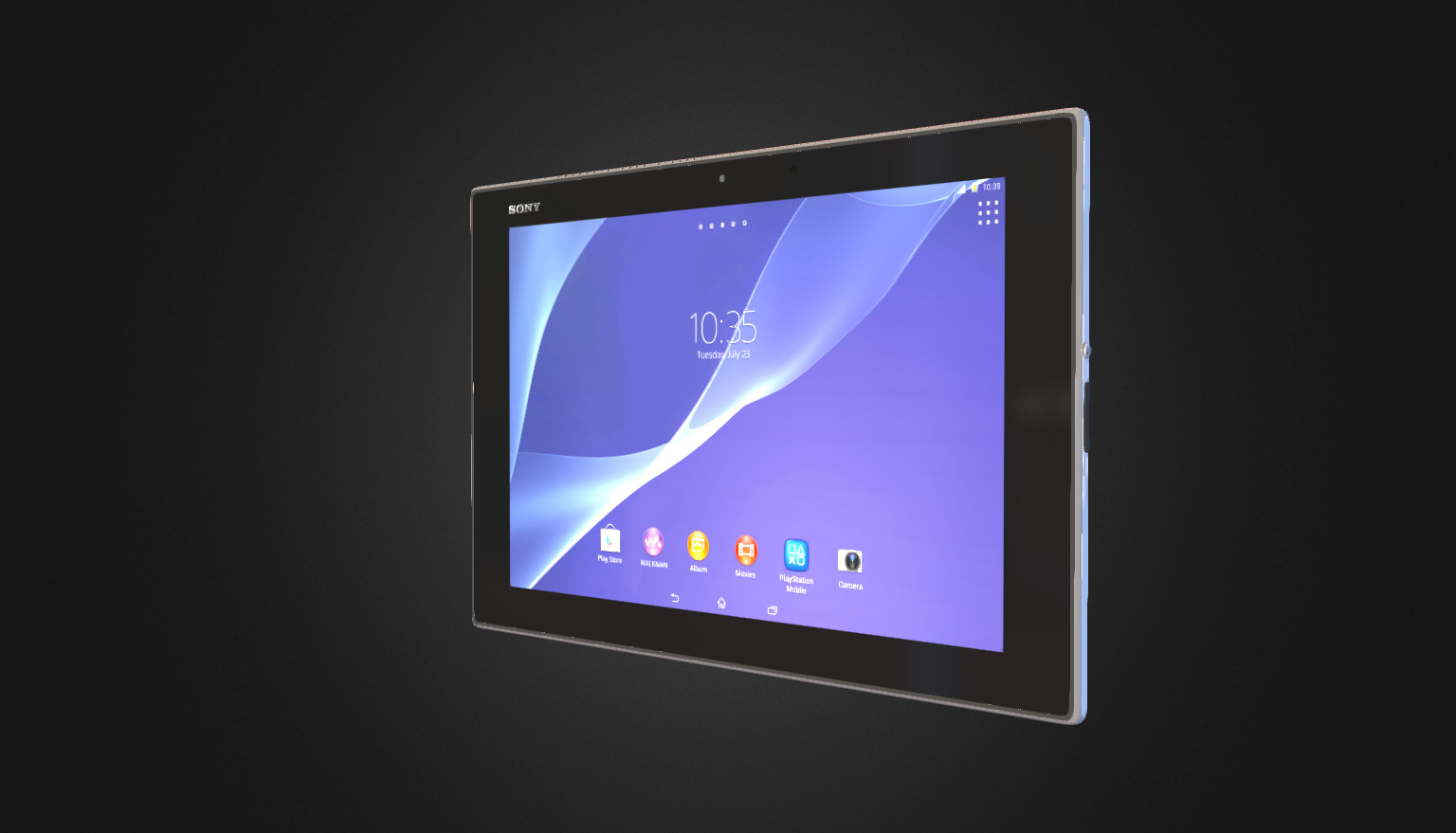 Sony Xperia Tablet T2 Black - 3D model by Carphone Warehouse (@cpw ...