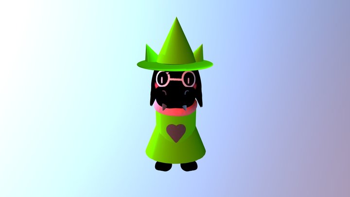 Deltarune-ralsei 3D models - Sketchfab