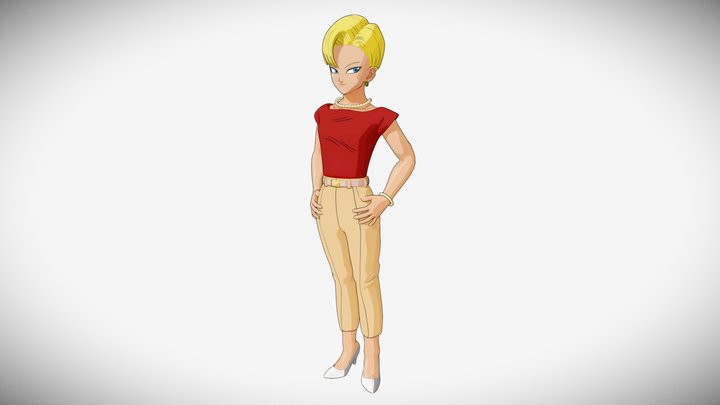 Android18 3D models - Sketchfab